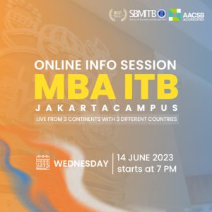 Info Session of Jakarta Campus - SBM ITB