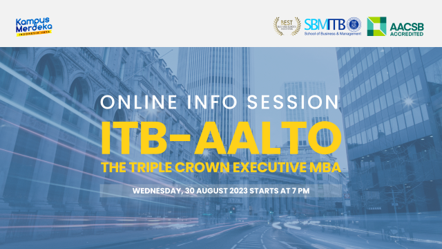 Info Session for Aalto-ITB Executive MBA - SBM ITB