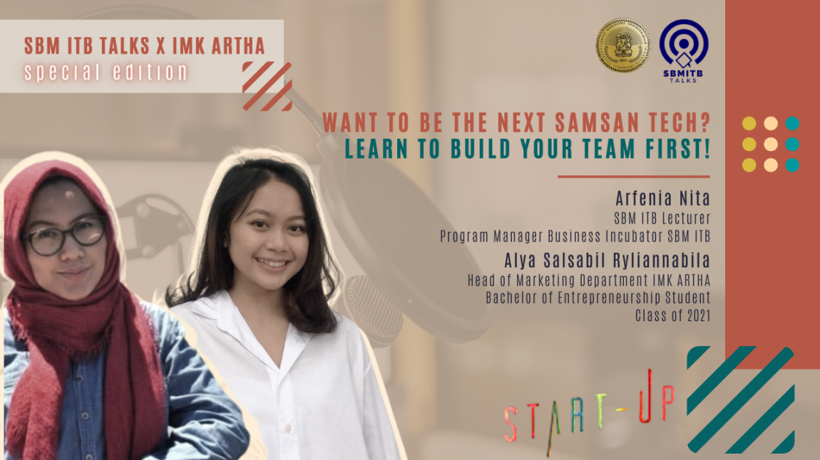 Want to be the next Samsan Tech? Learn how to build your team first ...
