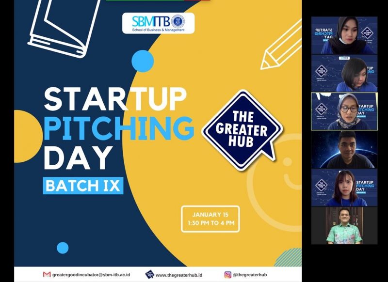 The Greater Hub SBM ITB brings together startups and investors - SBM ITB