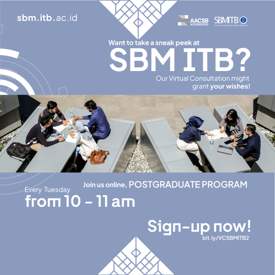 Postgraduate Online Meet and Virtual Consultation - SBM ITB