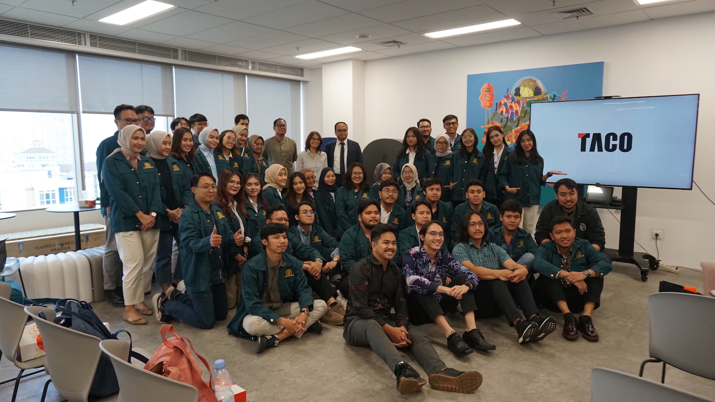 SBM ITB students visit TACO, exploring the company's strategies to lead ...