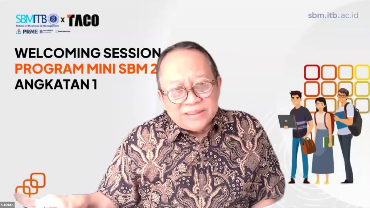 Embracing the future, SBM ITB and TACO welcome the first batch of Mini ...
