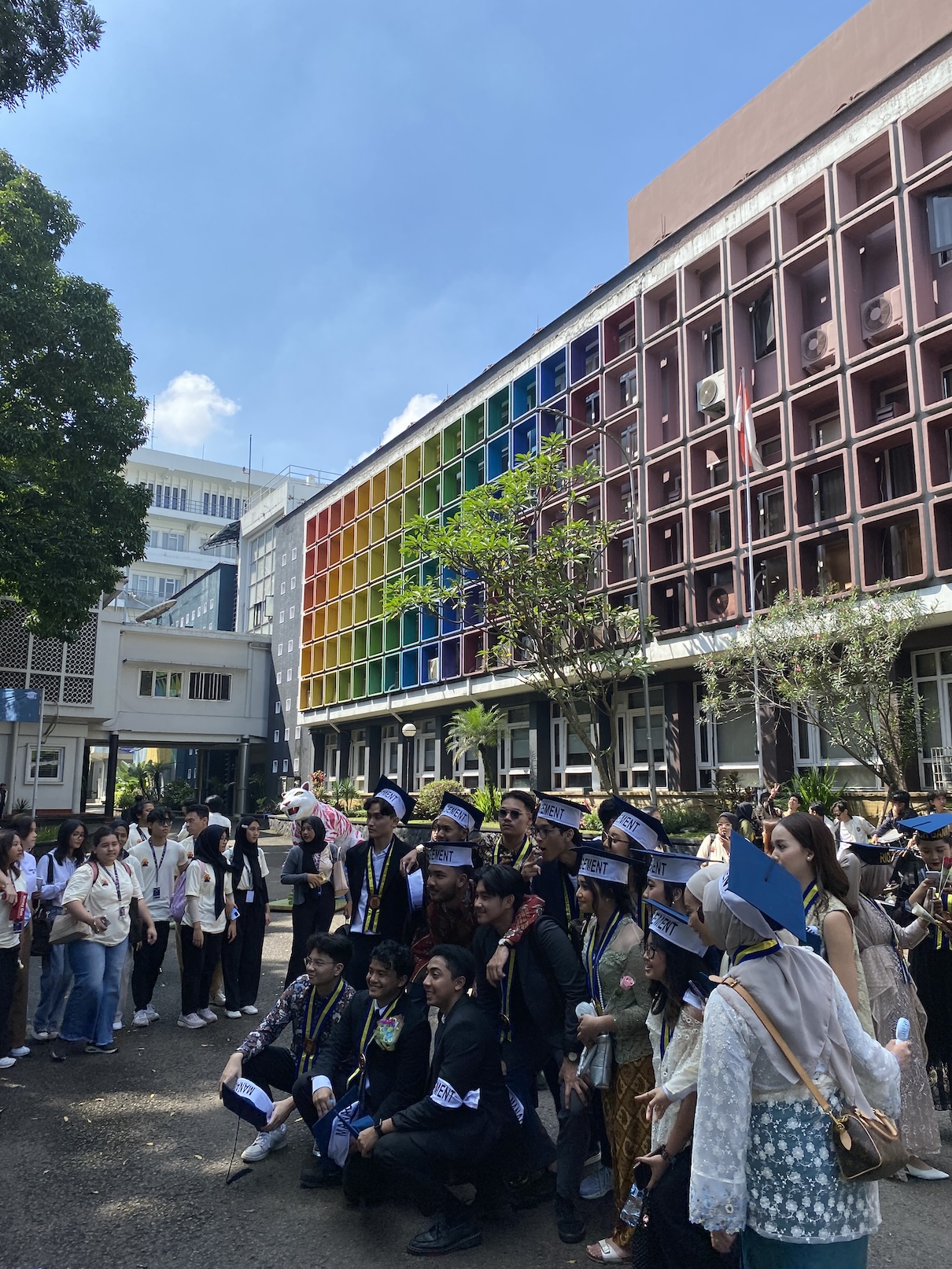 Bandung carnival in the SBM ITB graduation procession April 2024 - SBM ITB