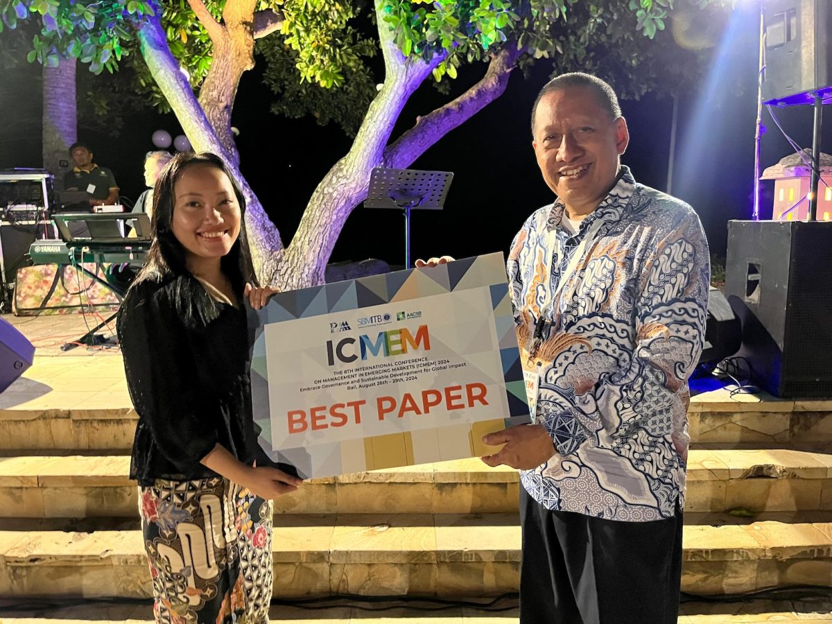 ICMEM SBM ITB 2024 wraps up with seven best paper winners announced - SBM ITB