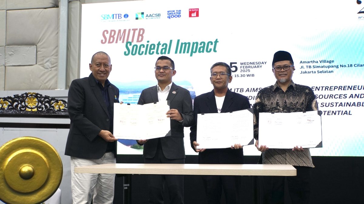 Developing village economic potential, SBM ITB launches Societal Impact ...